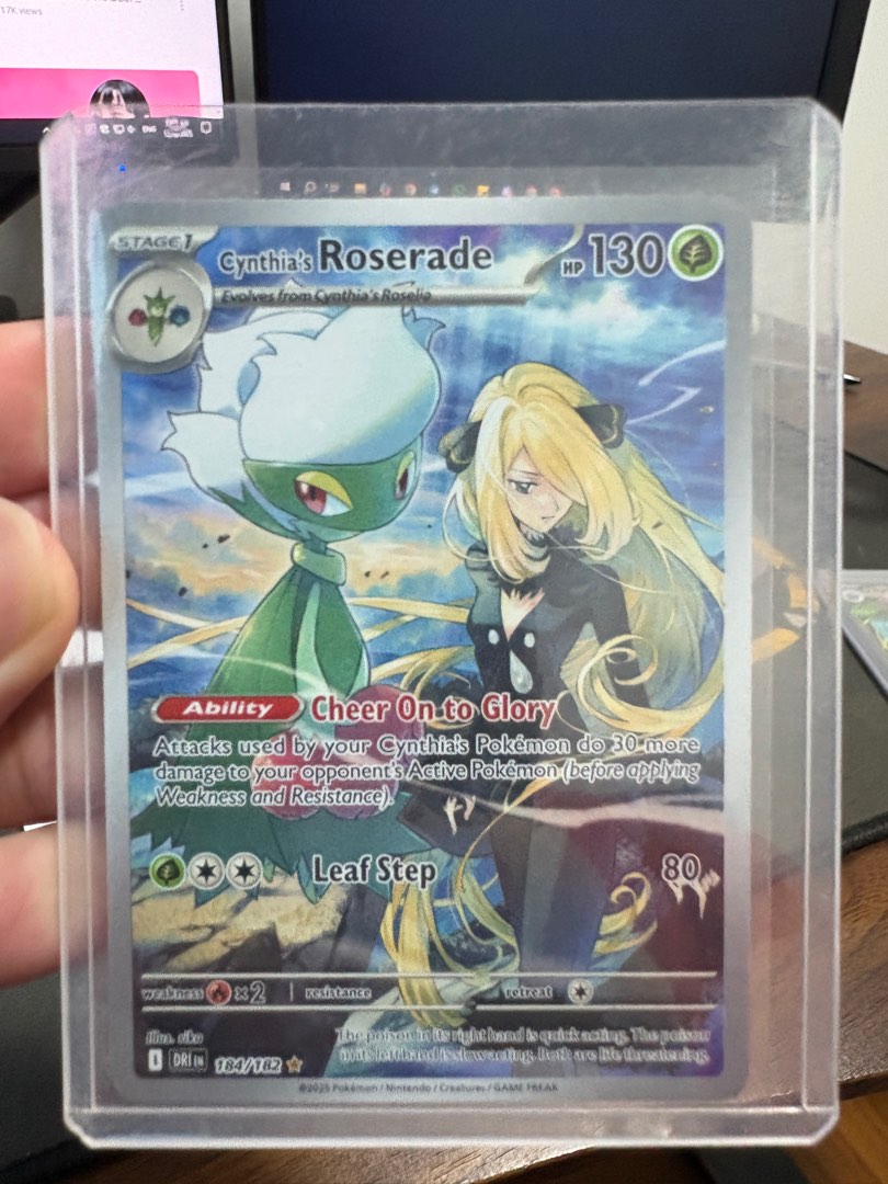 Cynthia's Roserade IR 184/182 Destined rivals, Hobbies & Toys, Toys ...