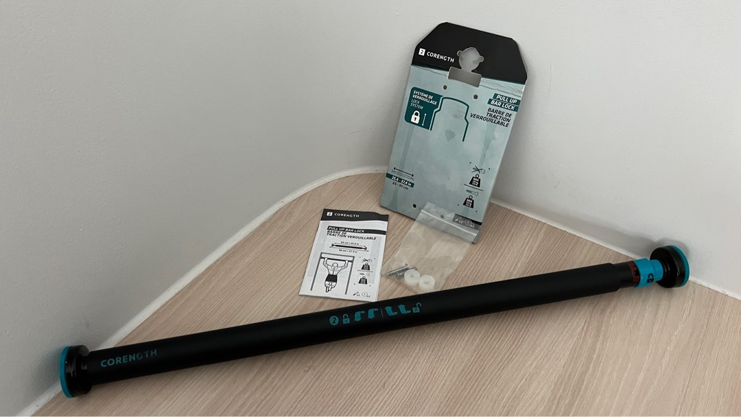 Decathlon Corength Pull Up Bar Lock System, Sports Equipment, Exercise ...
