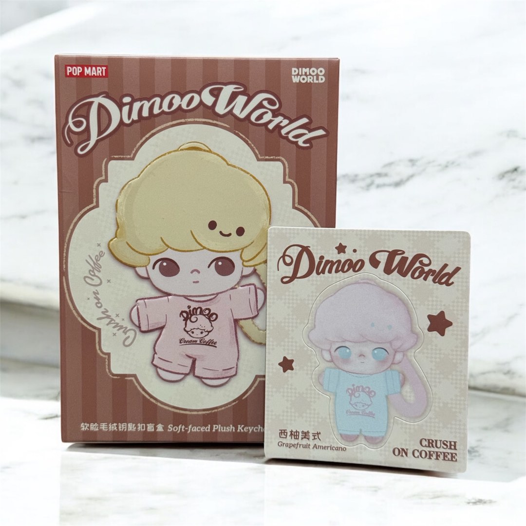 Dimoo Crush on Coffee Plush Pendant, Hobbies & Toys, Toys & Games on ...