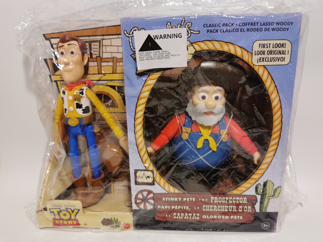 Disney Pixar Toy Story 2 Woody & Stinky Pete The Prospector figure set ...