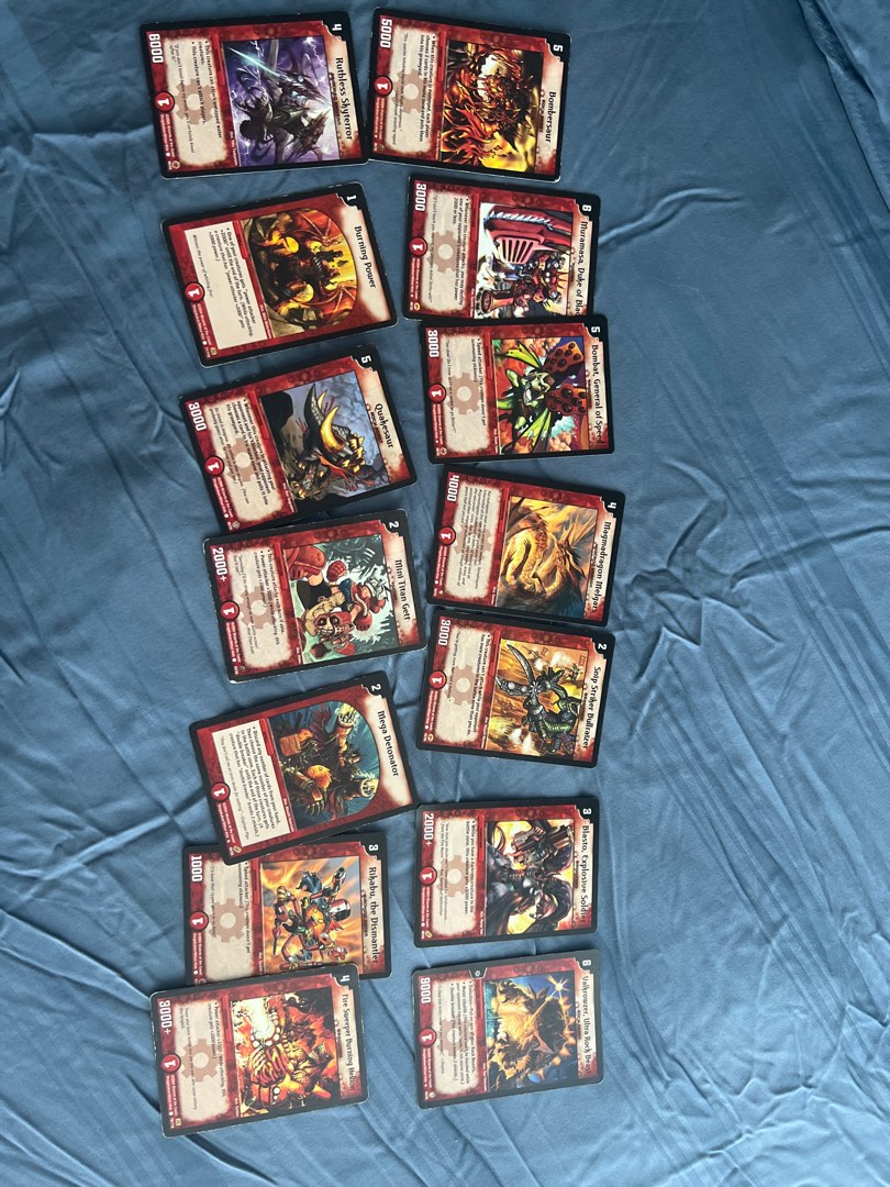 Duel Masters Trading Cards - Fire deck 10 cards, Hobbies & Toys, Toys ...