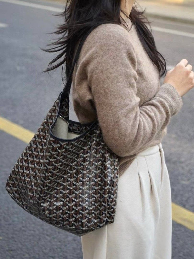 Goyard Boheme Hobo Bag in Black, Luxury, Bags & Wallets on Carousell