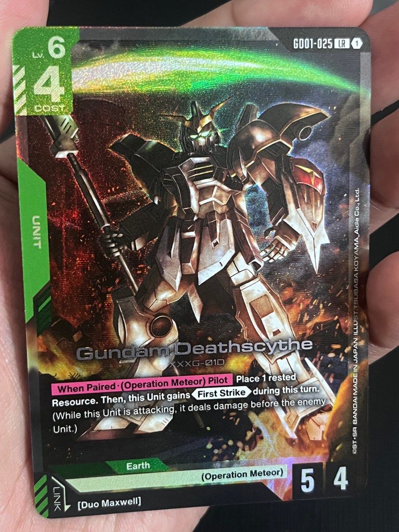 Gundam Deathscythe (GD01-025) - Newtype Rising (GD-01) LR English, Hobbies & Toys, Toys & Games ...