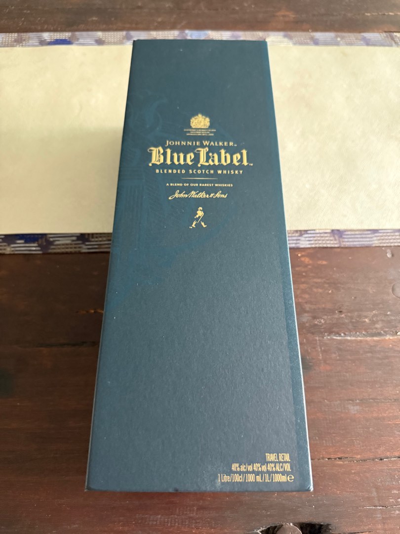 Johnnie Walker Blue Label 1L, Food & Drinks, Alcoholic Beverages on ...