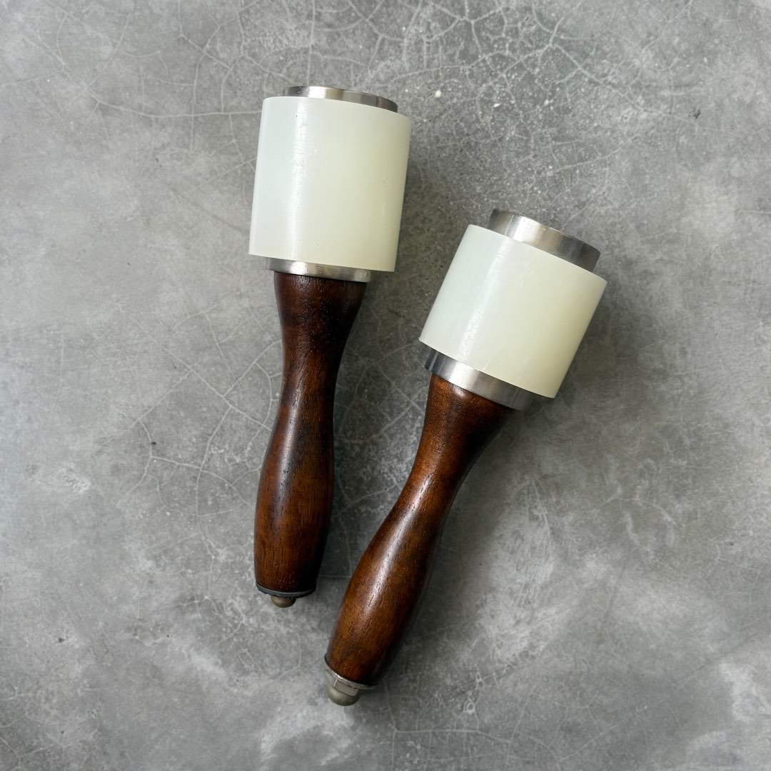 Leather Crafting Mallet - Resin with Wooden Handle 400g, Hobbies & Toys ...