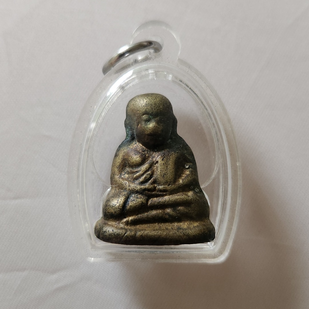 LP Ngern Bpeun Tek BE 2528 | Wat Bang Klan (Thai Amulet, Wat Bang Klang ...