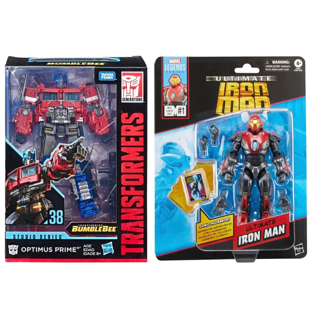 MISB Hasbro Marvel Legends Series Ultimate Iron Man, Transformers ...