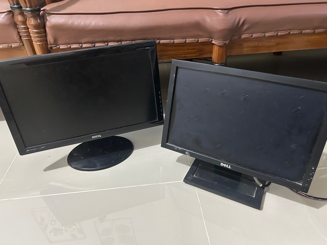Monitor mati benq dell, Elektronik, Komputer, Desktop di Carousell
