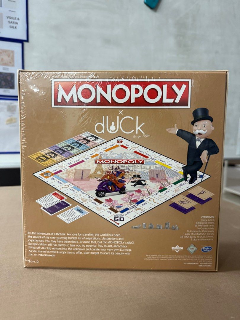 Monopoly x Duck Europe Edition, Hobbies & Toys, Toys & Games on Carousell