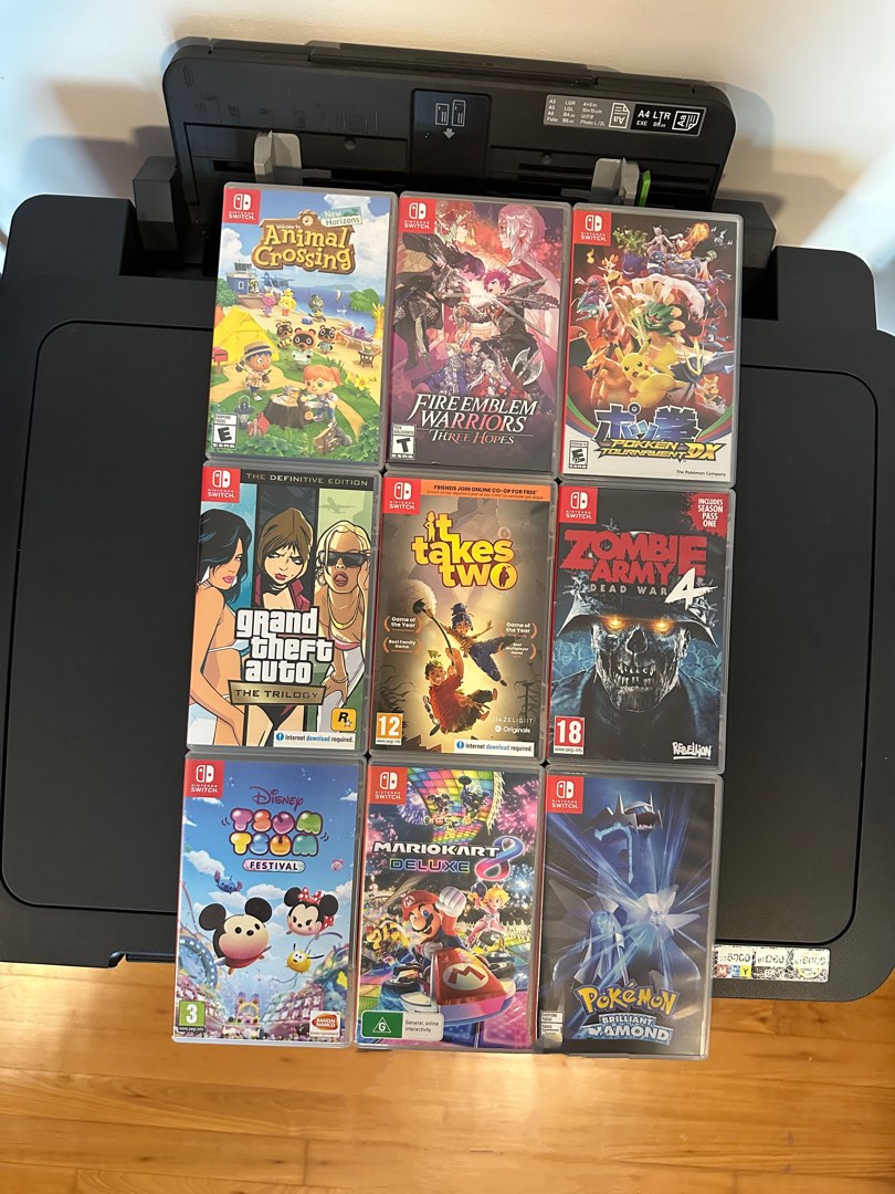 Nintendo Switch game Animal crossing / Fire emblem warriors / Pokken ...