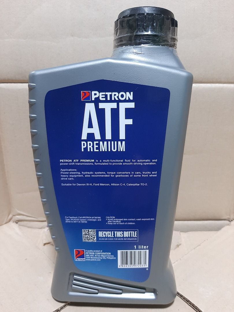 Petron ATF Transmission and Power Steering Fluid SAE 20 1L, Car Parts ...