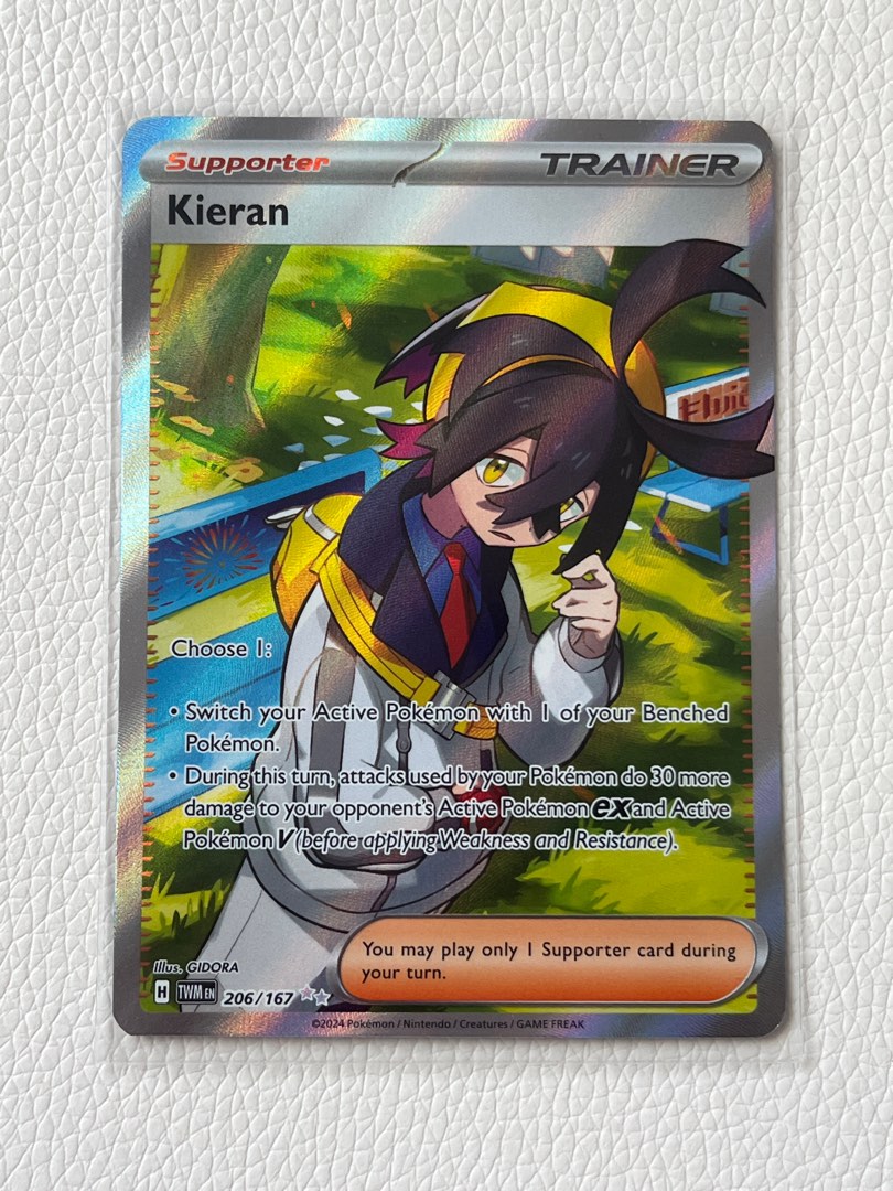 Pokemon Kieran Trainer Card 206/167, Hobbies & Toys, Toys & Games on ...