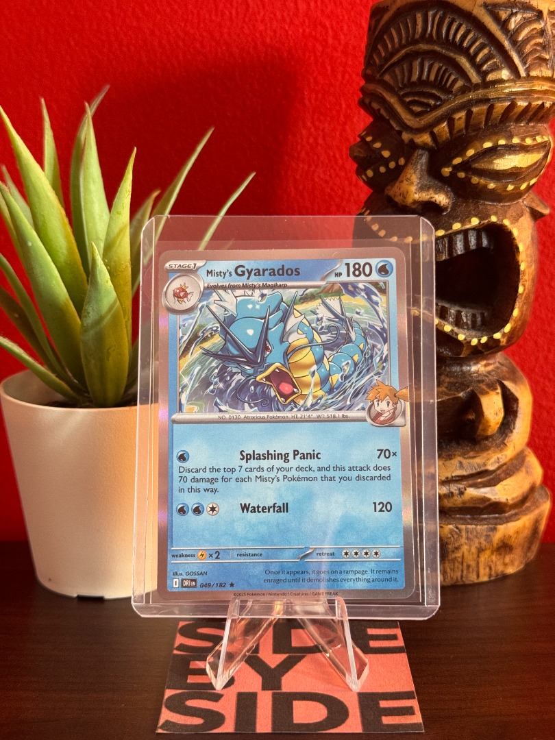 Pokemon TCG Card - Misty's Gyarados (Destined Rivals, #049/182, Rare ...