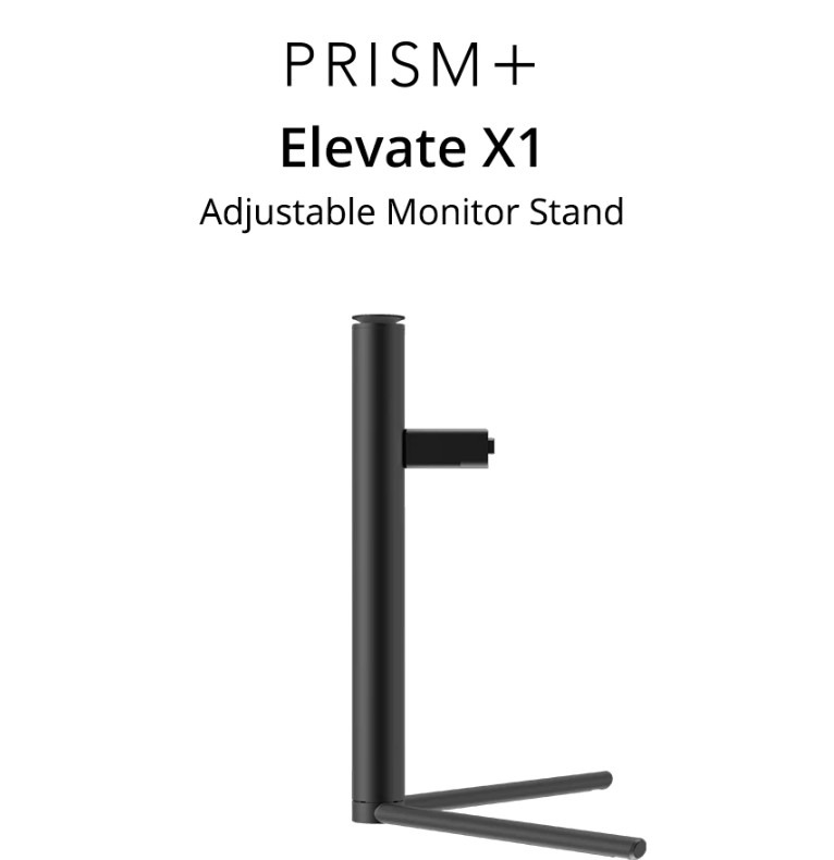 Prism+ Elevate X1 Adjustable Monitor Stand for 27" monitors, Computers ...