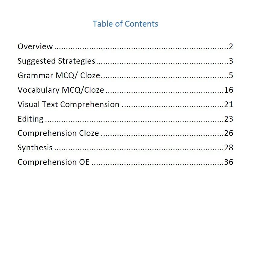 PSLE English Paper 2 notes (P5 and P6), Hobbies & Toys, Books ...