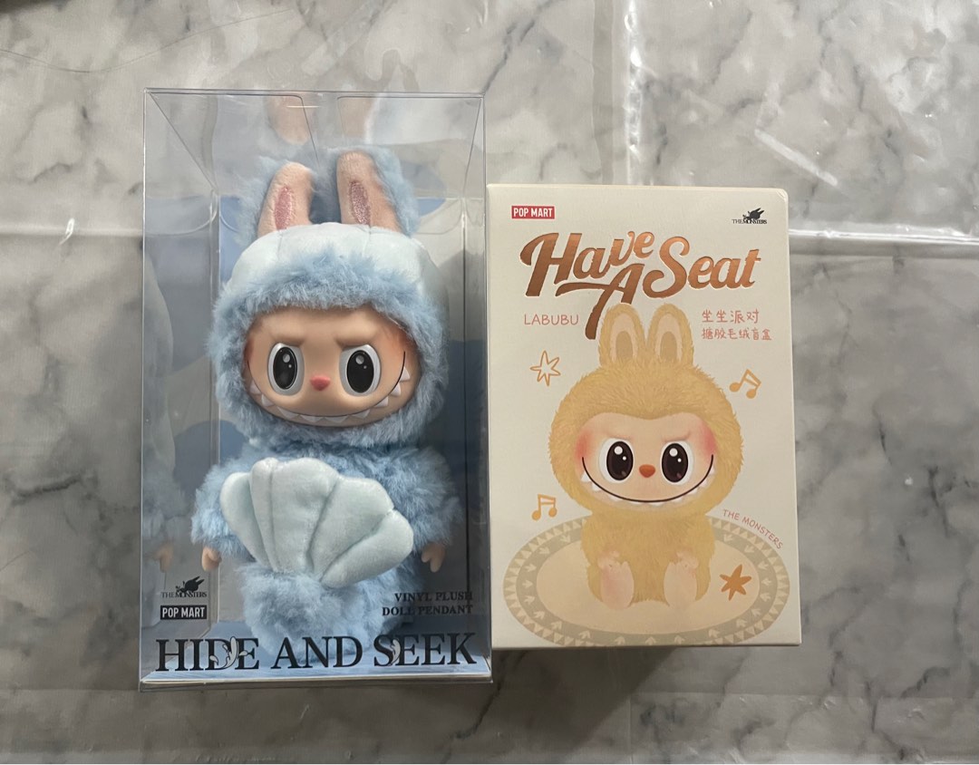 PWP popmart merbubu merlion labubu hide and seek and have a seat v2 ...