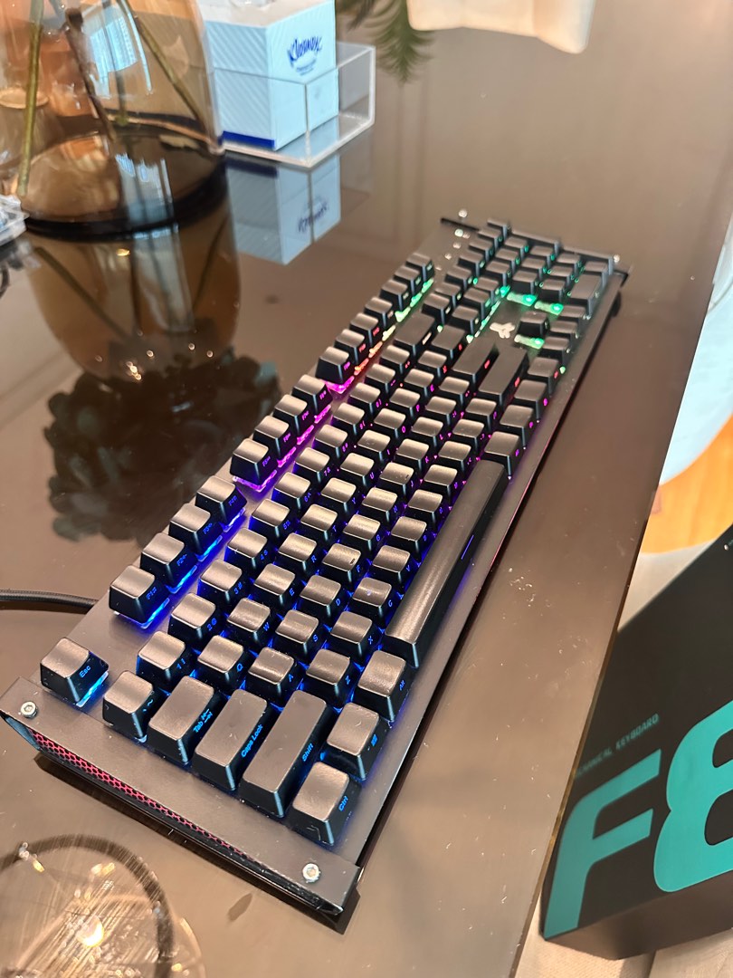 Rakk Kimat XT.2 Brown RGB Mechanical Gaming Keyboard, Computers & Tech ...