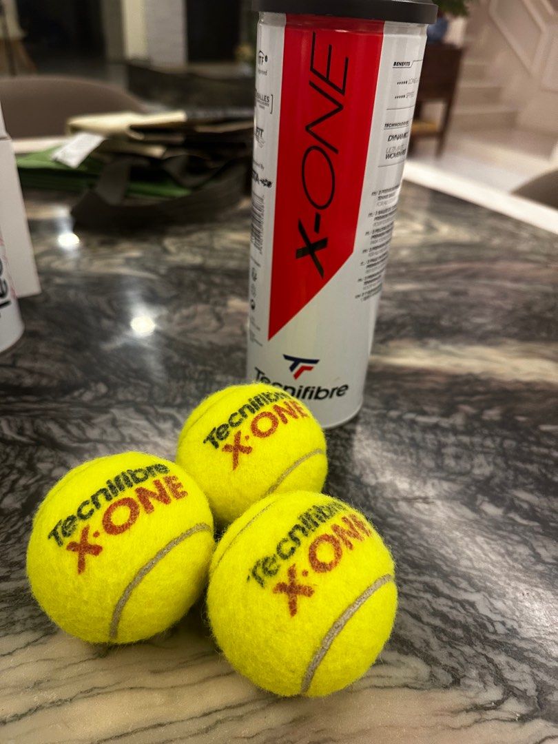 technifibre tennis balls (3rm per ball), Sports Equipment, Sports ...