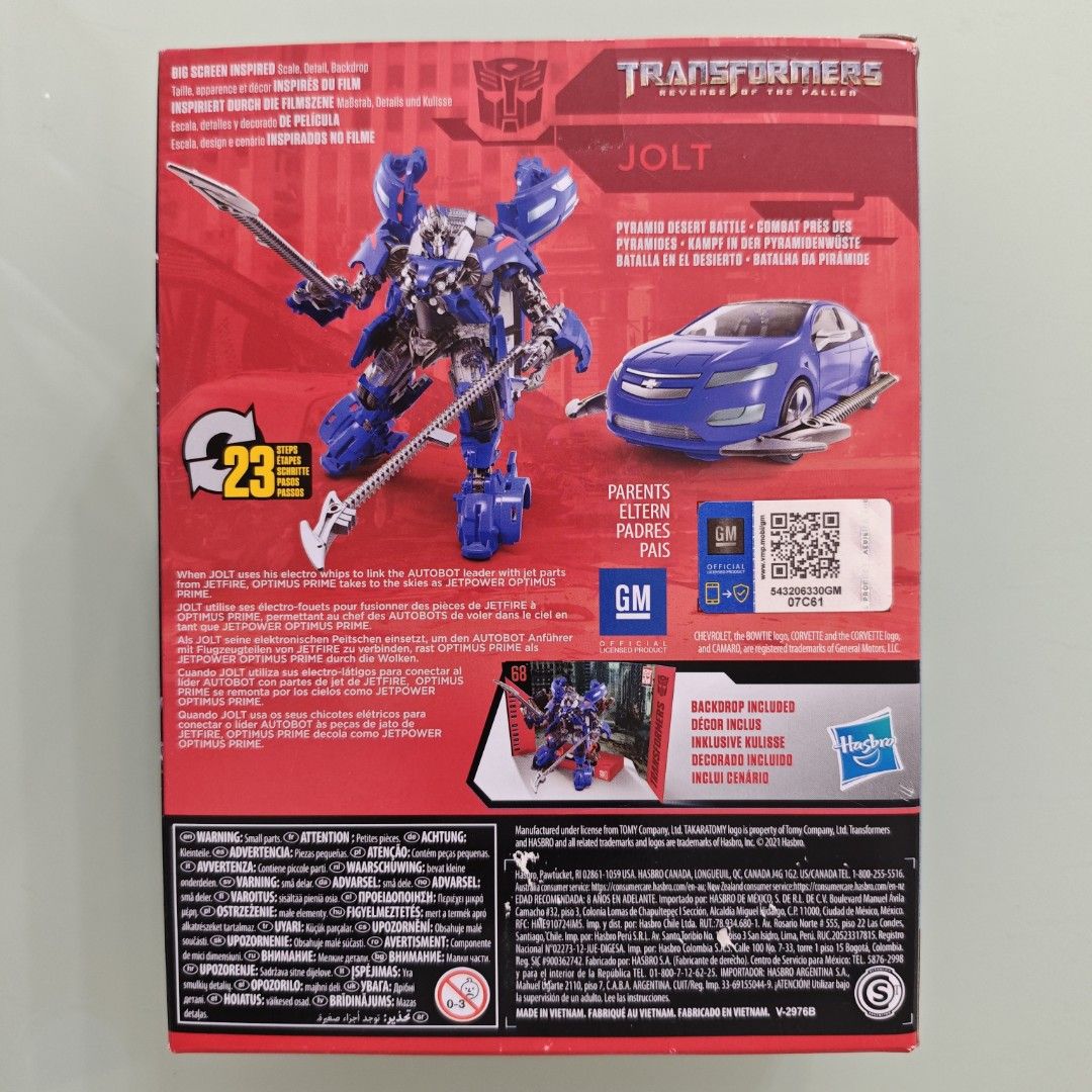 Transformers Generations Studio Series SS-75 Jolt Deluxe Action Figure ...