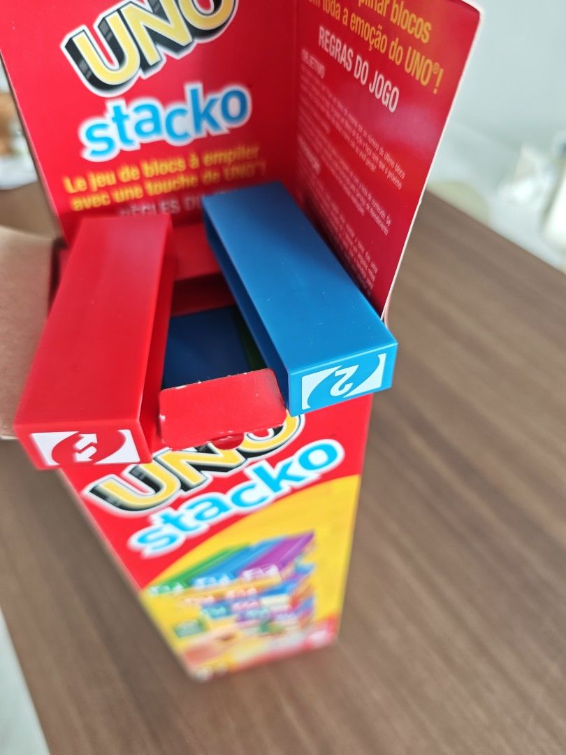 Uno Stacko Board Game, Hobbies & Toys, Toys & Games on Carousell