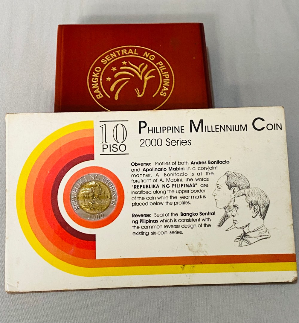 10-Piso Philippine Millennium Coin 2000, Hobbies & Toys, Memorabilia ...