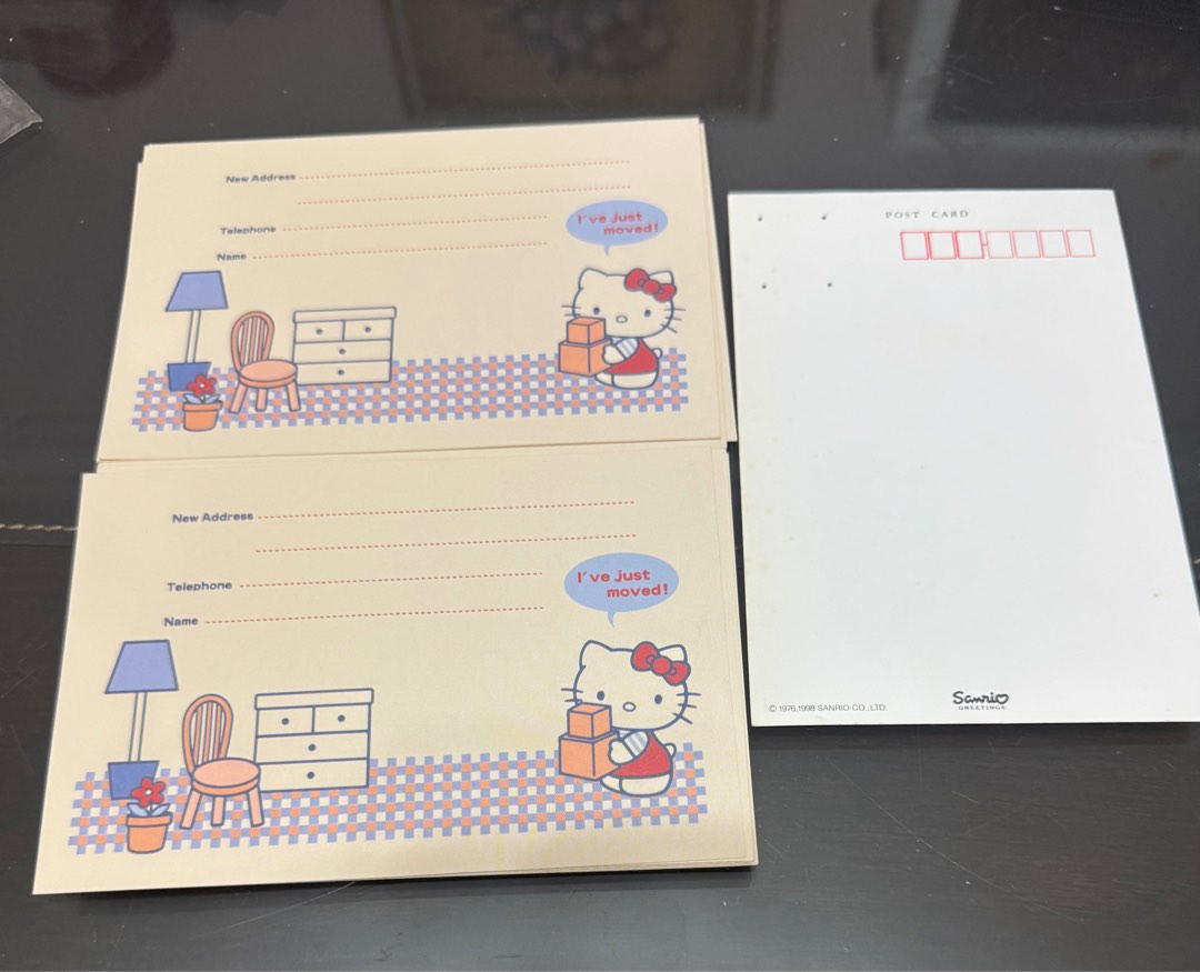 23 Hello Kitty New Address postcards, Hobbies & Toys, Art & Prints on ...
