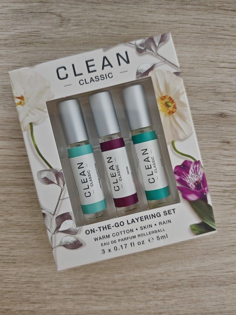 現貨🥰 CLEAN CLASSIC On-The-Go Layering Gift Set 5ml x3. 滾珠香水套裝 This ...