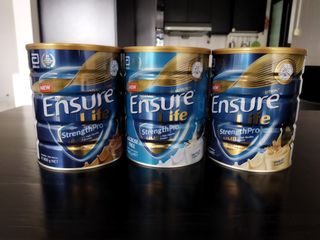 Abbott Ensure life strength strengthpro 800g milk powder sucrose free vanilla wheat chocolate ...