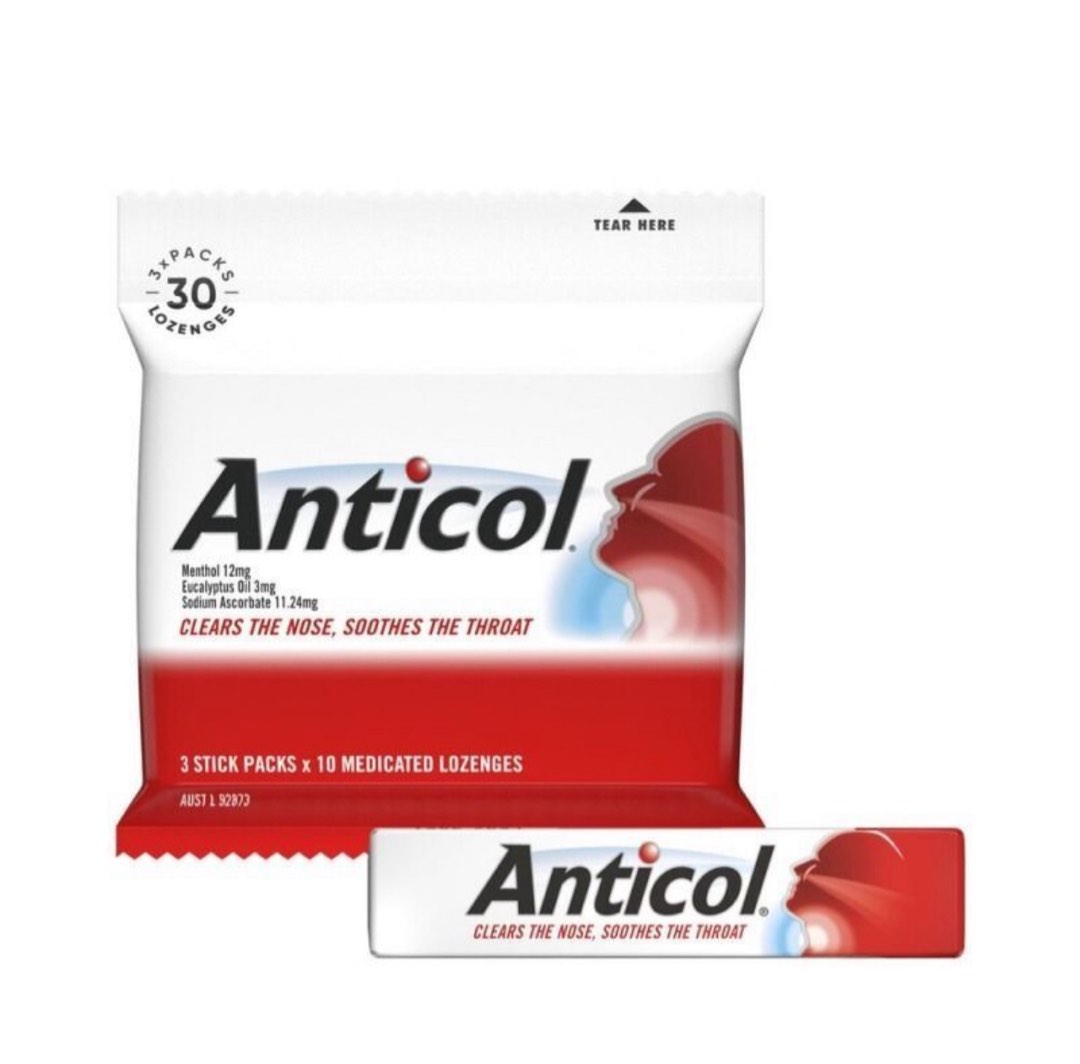 Anticol Throat Lozenges (3x10 Lozenges), Food & Drinks, Other Food ...