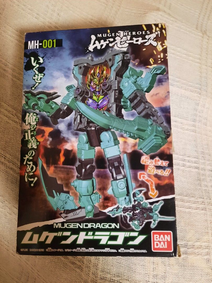 Bandai Mugen Heroes MH-001 Mugen Dragon Model Kit, Hobbies & Toys, Toys ...