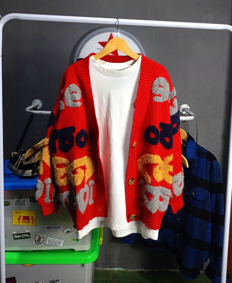 Cardigan second cardigan knit cardigan unik cardigan lucu knit wear ...