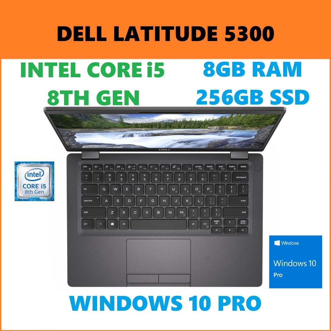 DELL LATITUDE 5300 WITH INTEL CORE i5 8TH GEN, Computers & Tech ...