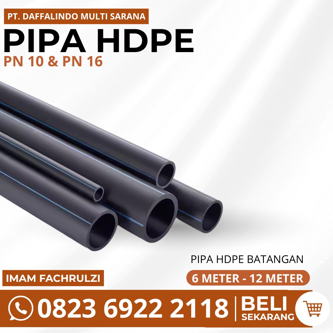 Distributor Pipa Hdpe Ukuran 400mm Pipa 16 inch Batangan 6 Meter ...