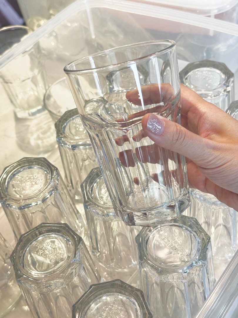 IKEA clear glass POKAL, Furniture & Home Living, Kitchenware ...