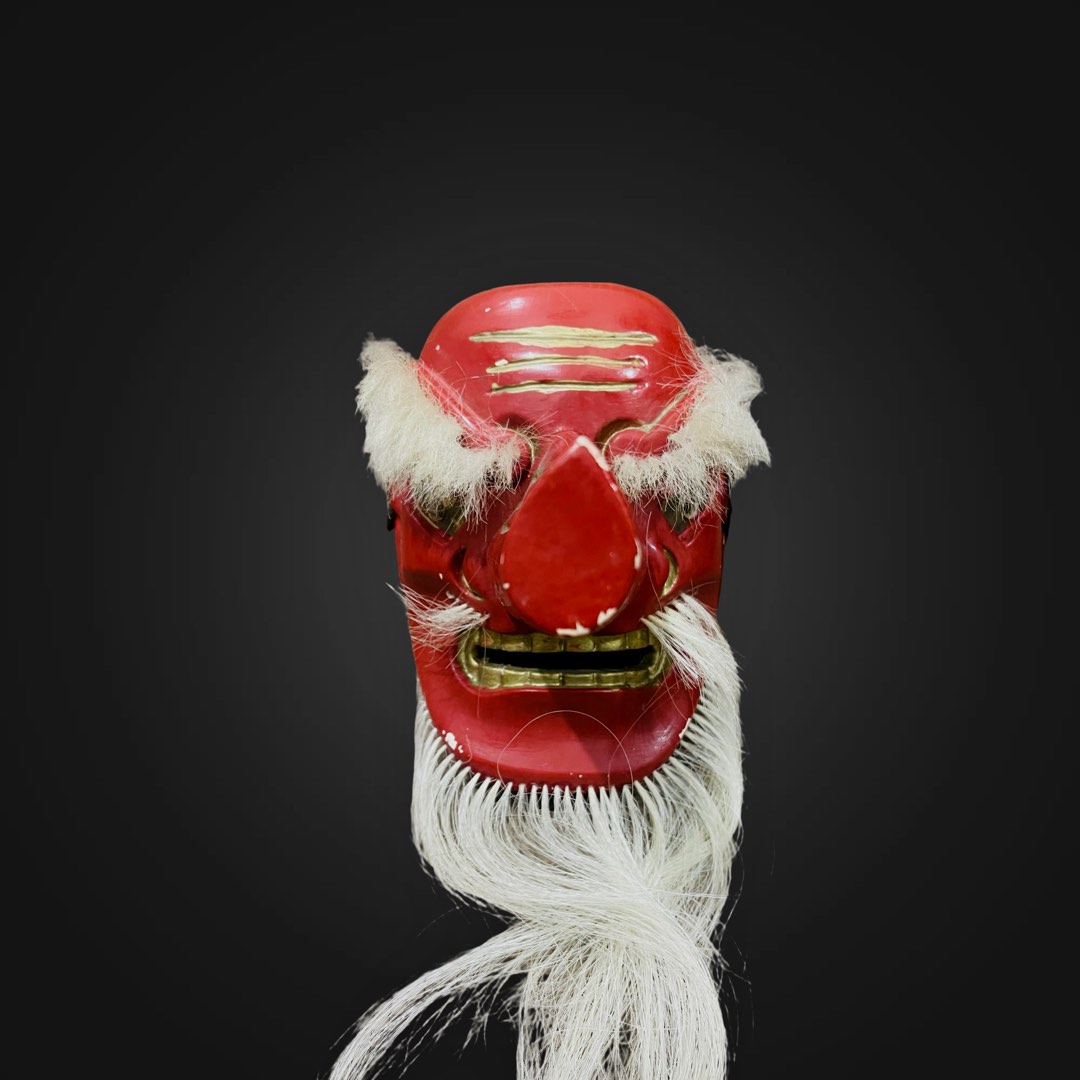 Japanese Vintage Wooden Tengu Mask, Hobbies & Toys, Memorabilia ...