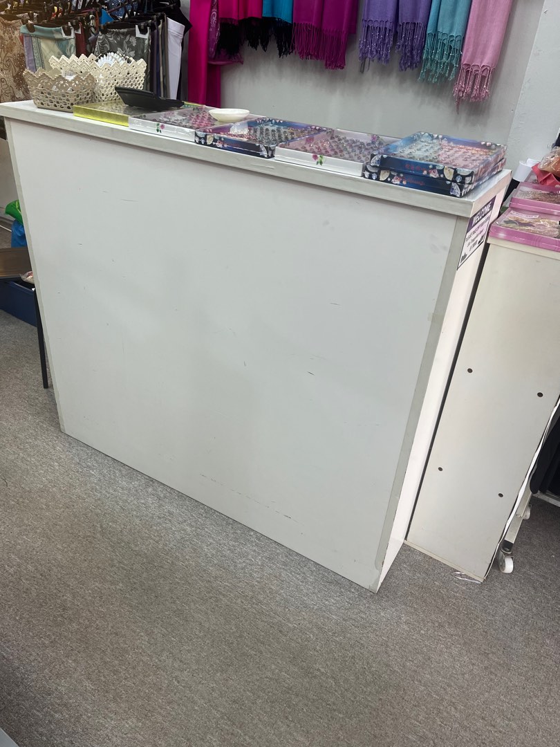 Meja Cashier / Cashier Table, Furniture & Home Living, Furniture ...
