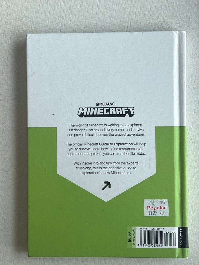 Minecraft Guide to Exploration 50%off!, 興趣及遊戲, 書本 & 文具, 兒童書籍 - Carousell