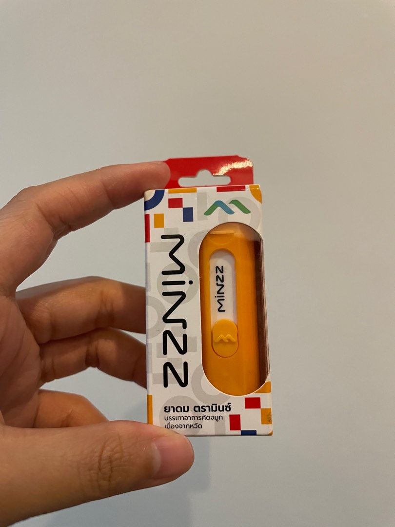Minzz Inhaler Thai Menthol Stick, Health & Nutrition, Medical Supplies ...