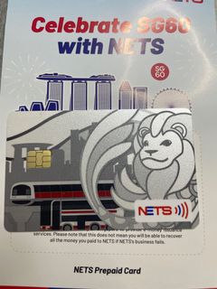 Limited edition SG60 NETS prepaid card, Everything Else on Carousell