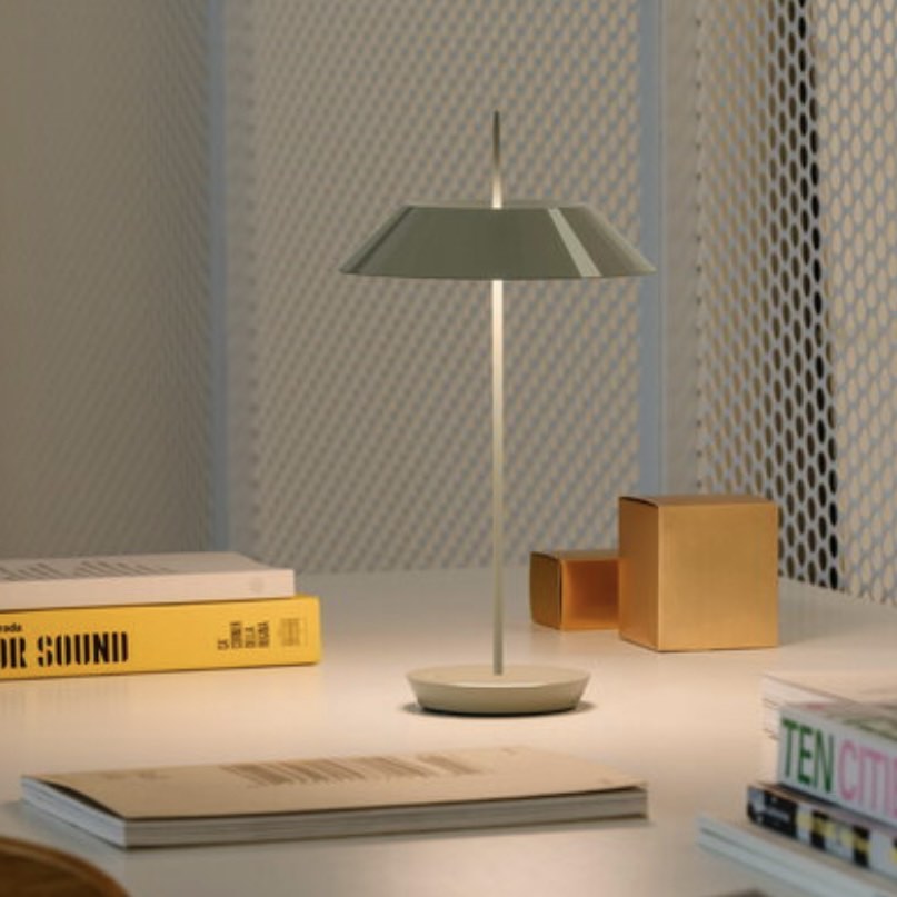 NEW Vibia Mayfair Mini 5495 Designer Table Lamp Sage Mint Green Light ...