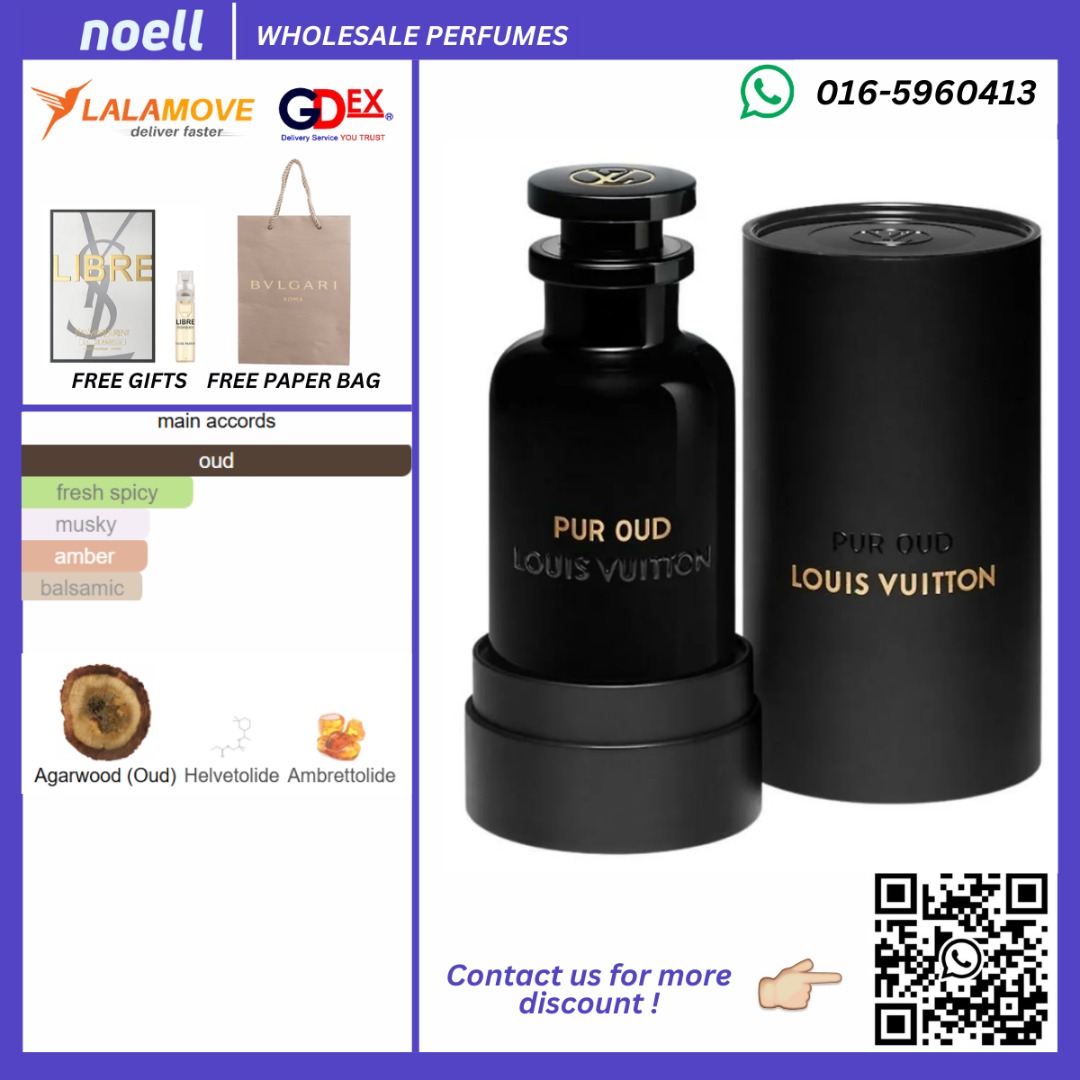 [ORIGINAL] AUTHENTIC PUR OUD LOUIS VUITTON LV EDP 100ML PERFUME FOR ...