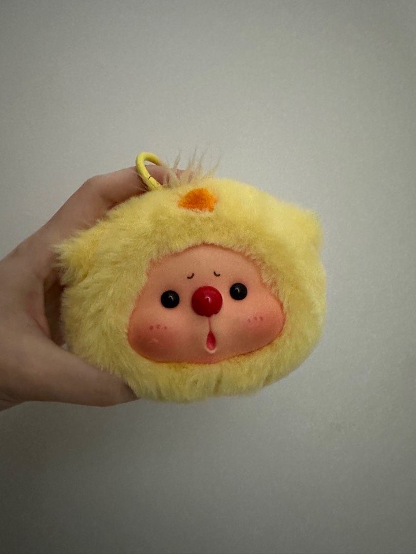 OYO Animal Line Beruang Binatang Chick Plush Keychain Figurine Boneka ...
