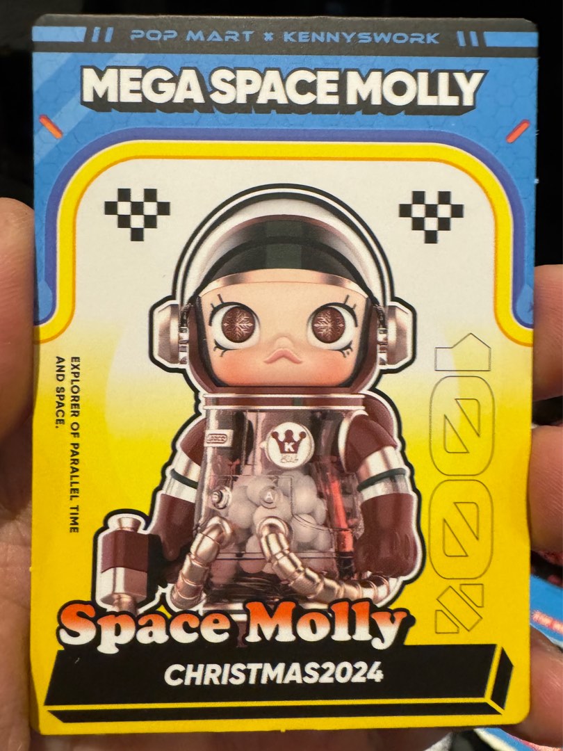 Pop Mart Mega Space Molly Christmas 2024 Series 4 100%, Hobbies & Toys ...