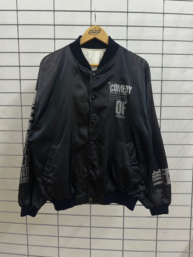 Rare Vintage i-D Magazine A Comedy Of Horrors Bomber Jacket, Men's ...