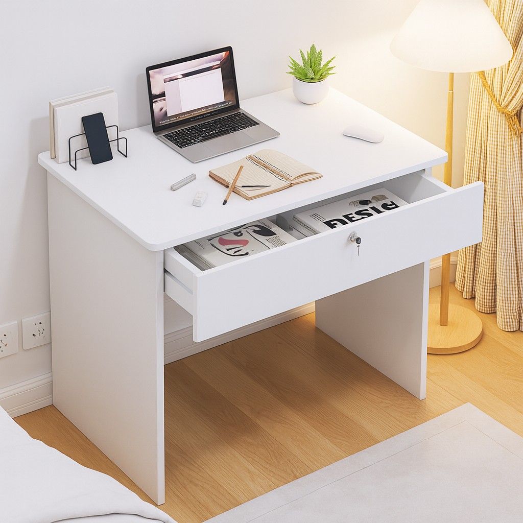 Study Desk With Drawer | Bedroom Study Table | Writing Desk With Lock ...