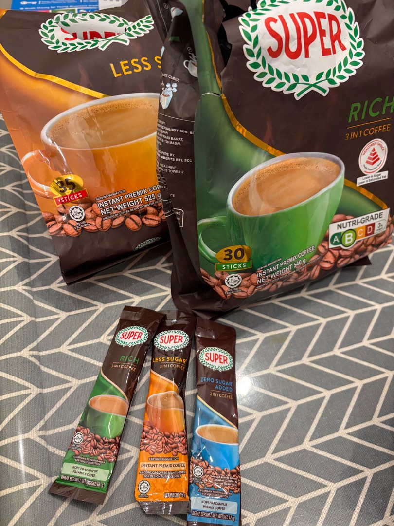 Super instant Coffee, Food & Drinks, Packaged & Instant Food on Carousell