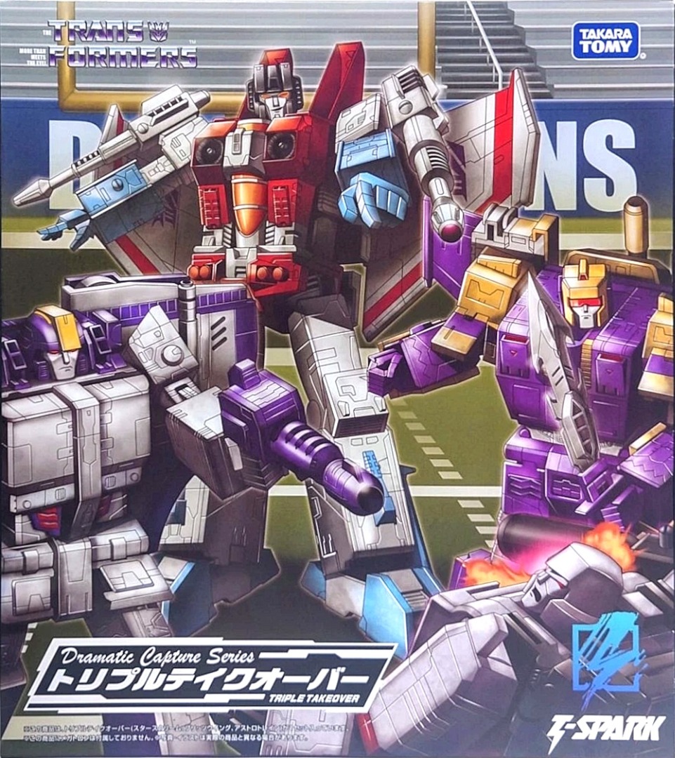 Takara Tomy Dramatic Capture Series Triple Takeover Voyager Astrotrain ...