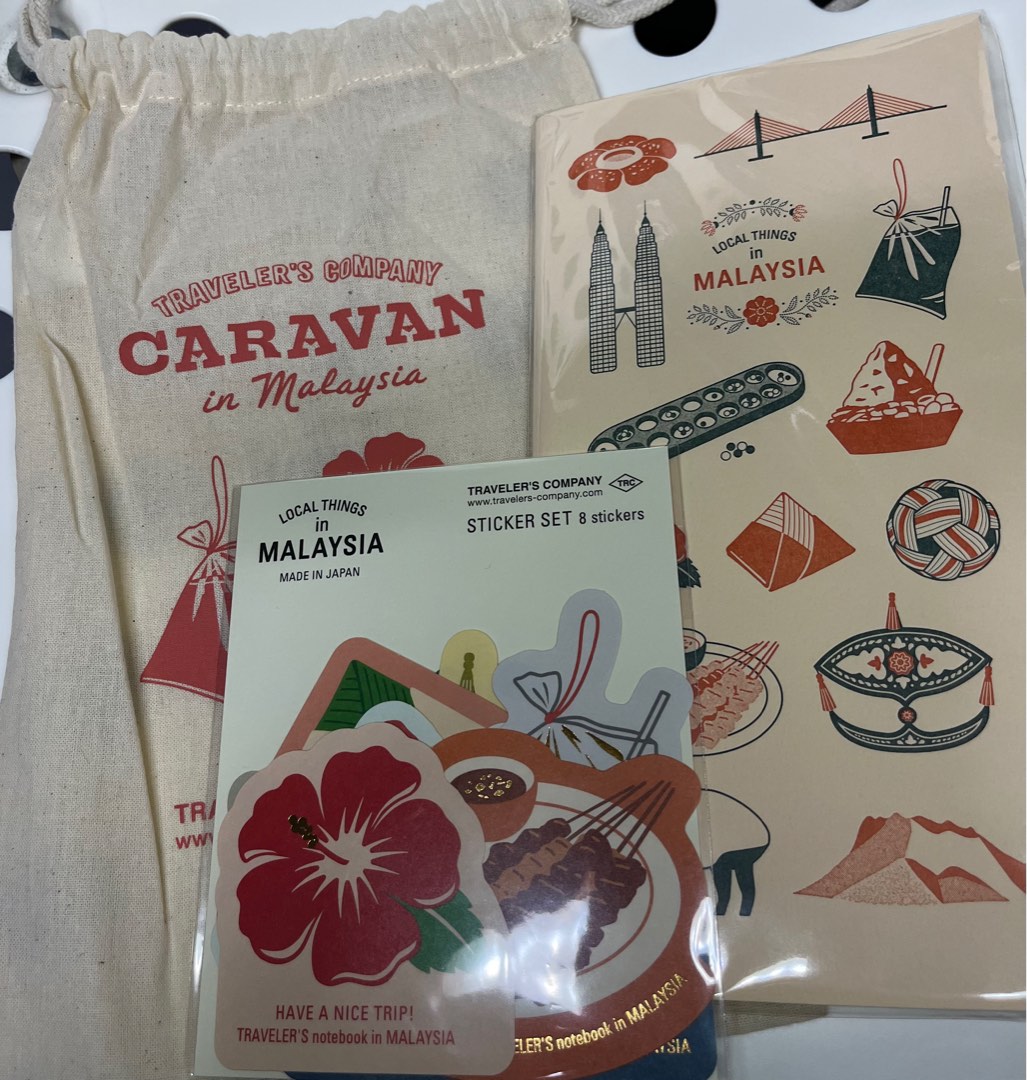 Traveler's Company Caravan in Malaysia Notebook Set, Hobbies & Toys ...