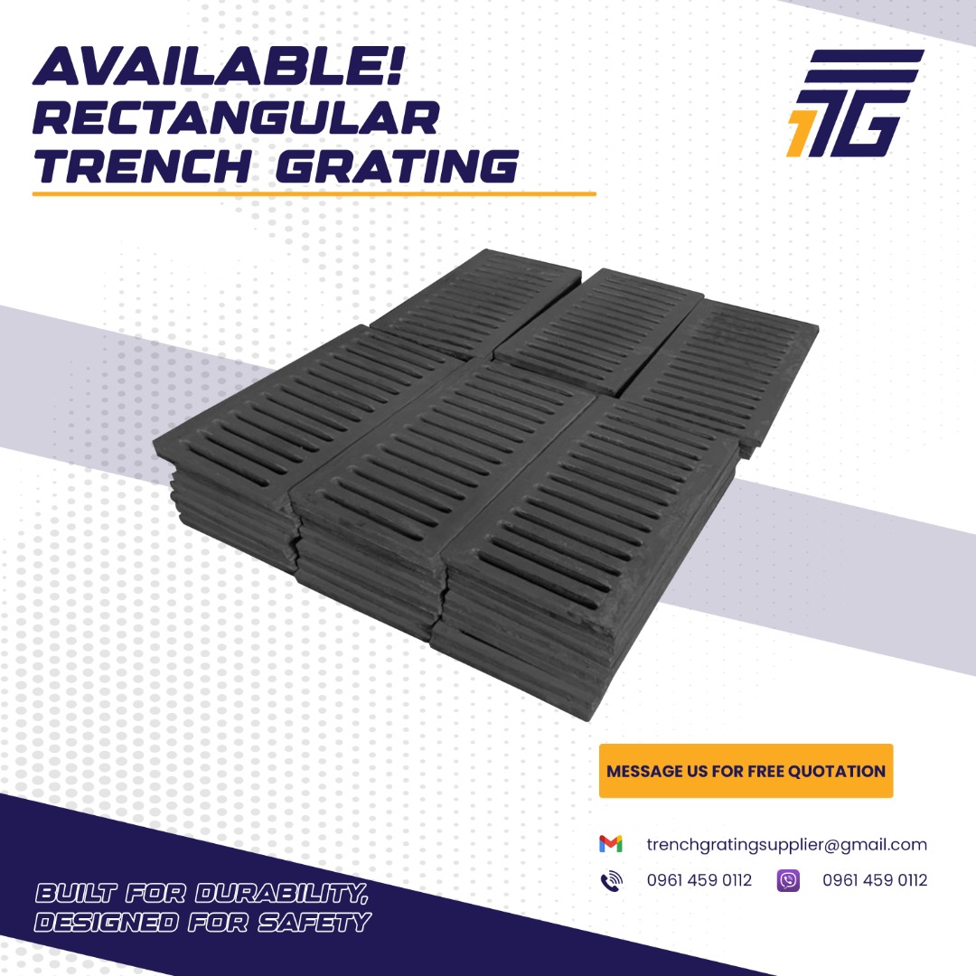Trench Gratings Rectangular - Cast Iron, Commercial & Industrial ...
