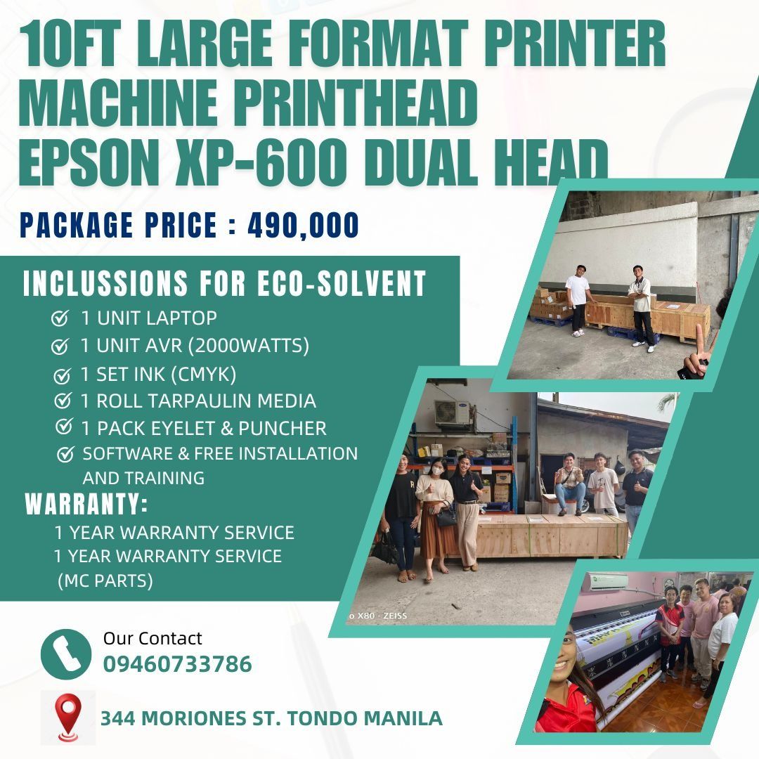 10ft Large Format Printer Machine - Printerhead Dual DX11, Computers ...
